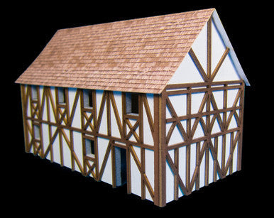 Two Story Large Half Timber House (MDF) - 15MMDF303 – 3Dp Train