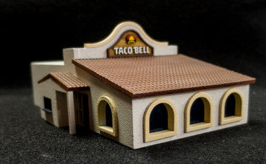 15mm Taco Bell Store (MDF) - 15MMDF163 – 3Dp Train