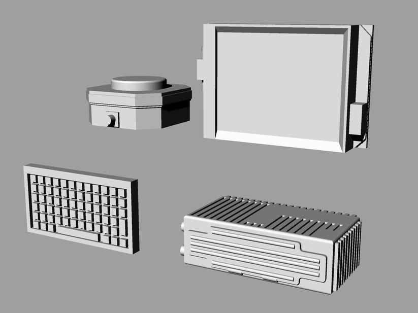 BFT (Blue Force Tracking) System - 1/35 scale – 3Dp Train