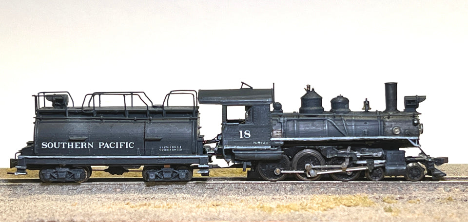 Southern Pacific Narrow Gauge Locomotive #18 - Nn3 – 3Dp Train