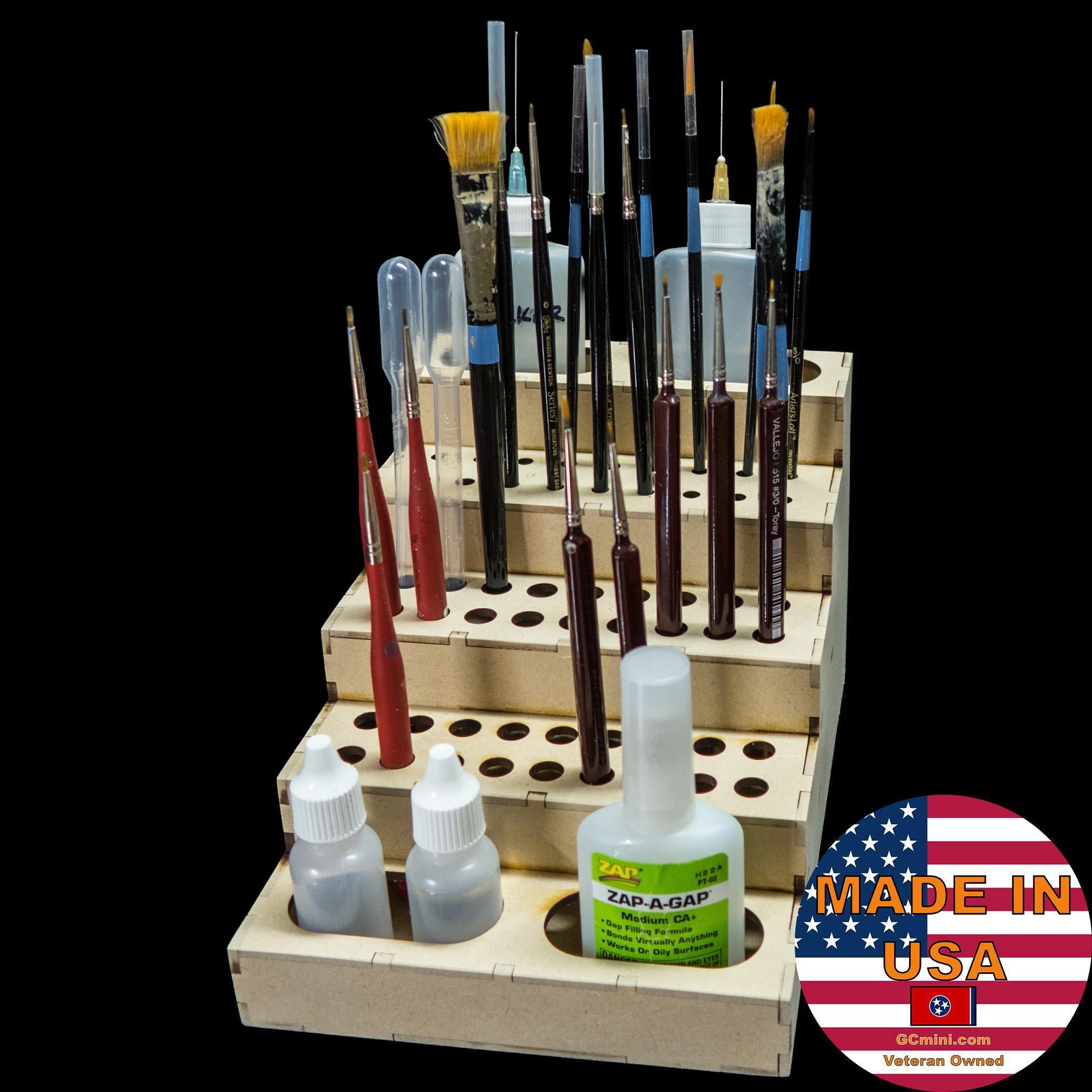 Brush and Glue Rack – 3Dp Train
