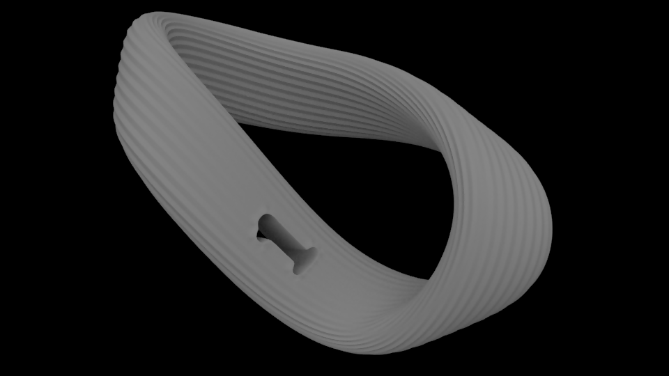 Mobius 1-Sided Die V2 – 3Dp Train