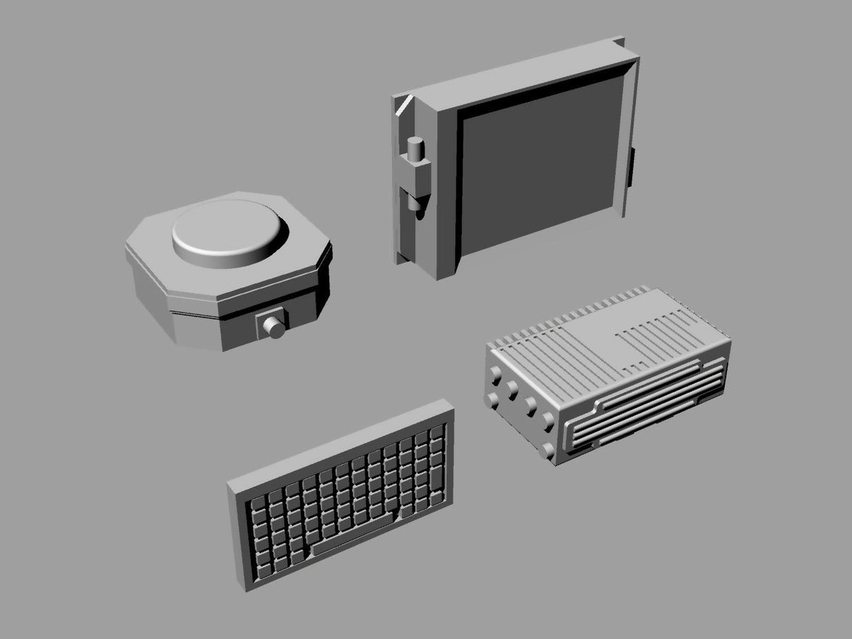 BFT (Blue Force Tracking) System - 1/35 scale – 3Dp Train