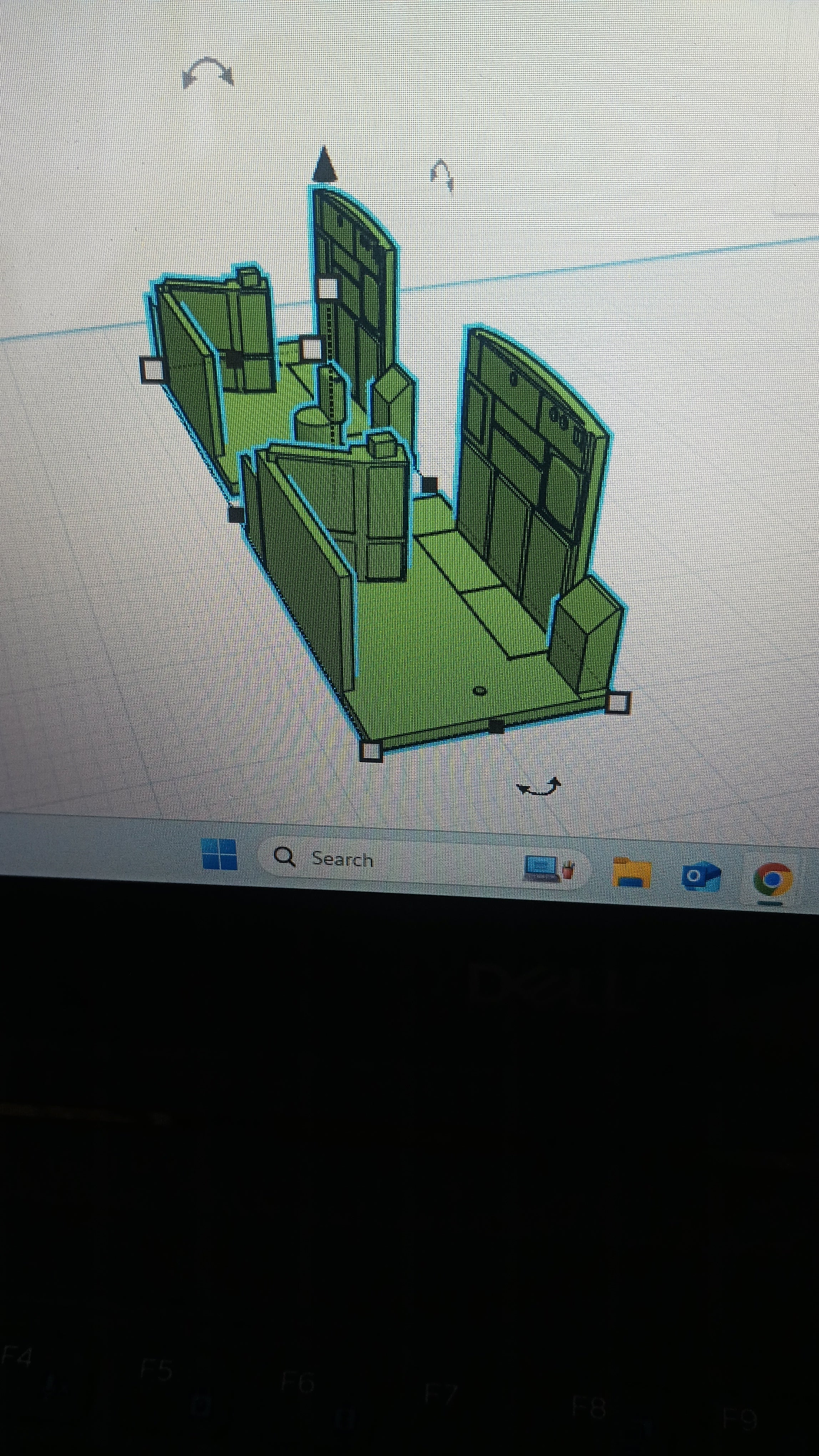O scale low hood gp9 cab interior – 3Dp Train