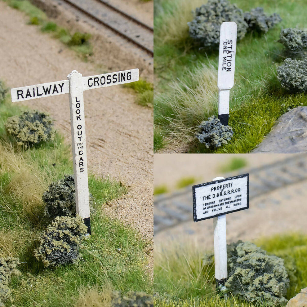Denver & Rio Grande Standard Right of Way Signs 1904-1940 Decal Se ...